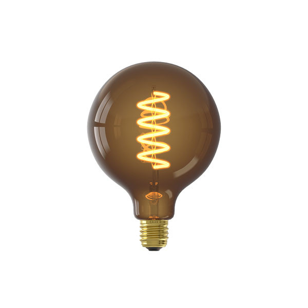Calex LED lamp E27 | Bol G125 | Filament | Bruin | 1800K | Dimbaar 4W Calex 123led.nl